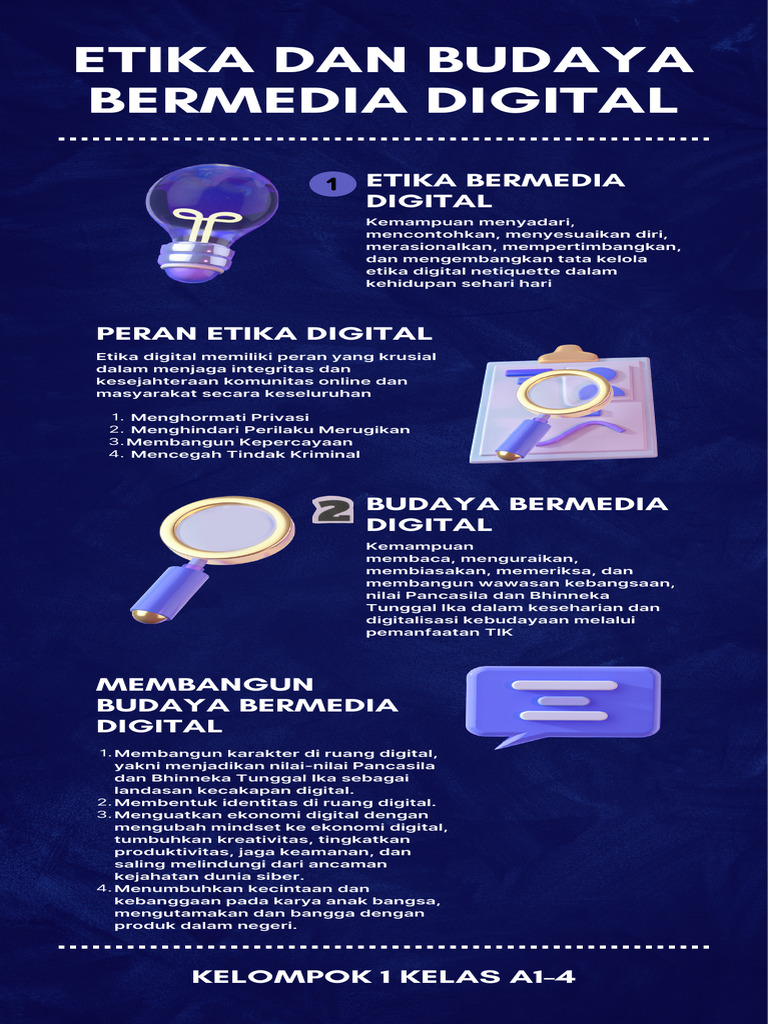 Infografis Kampanye Pilar Literasi Digital | PDF