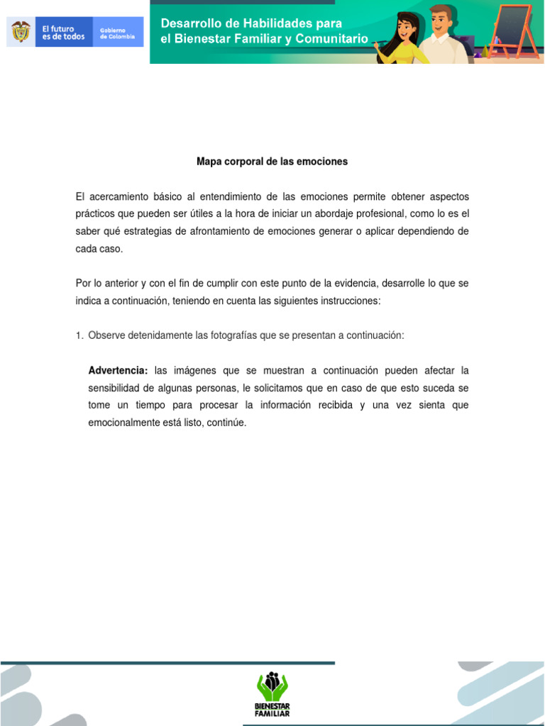 Mapa_corporal_de_las_emociones | PDF | Las emociones | Ciencia cognitiva