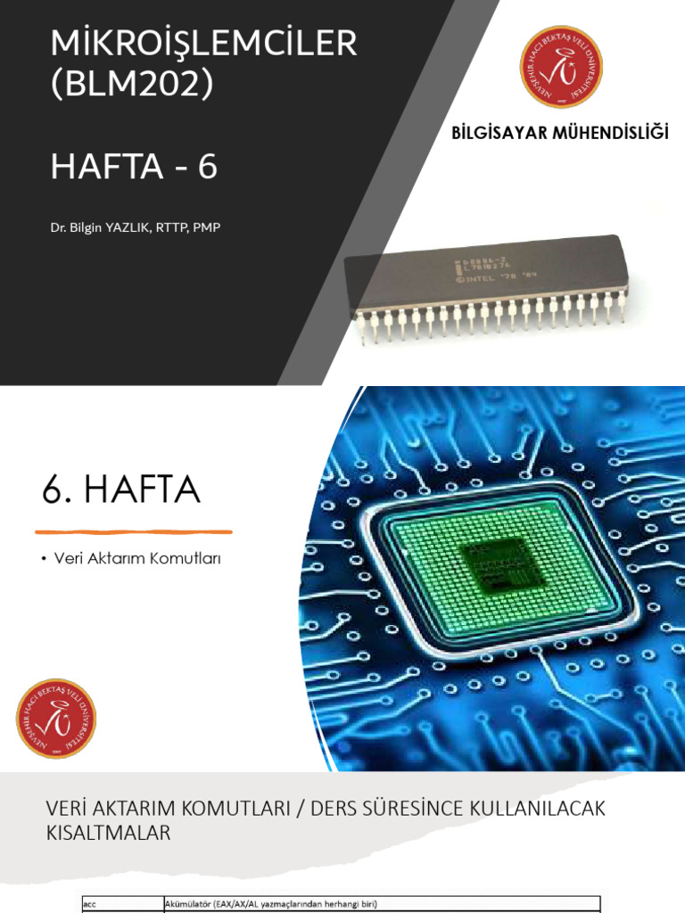 6 Hafta | PDF
