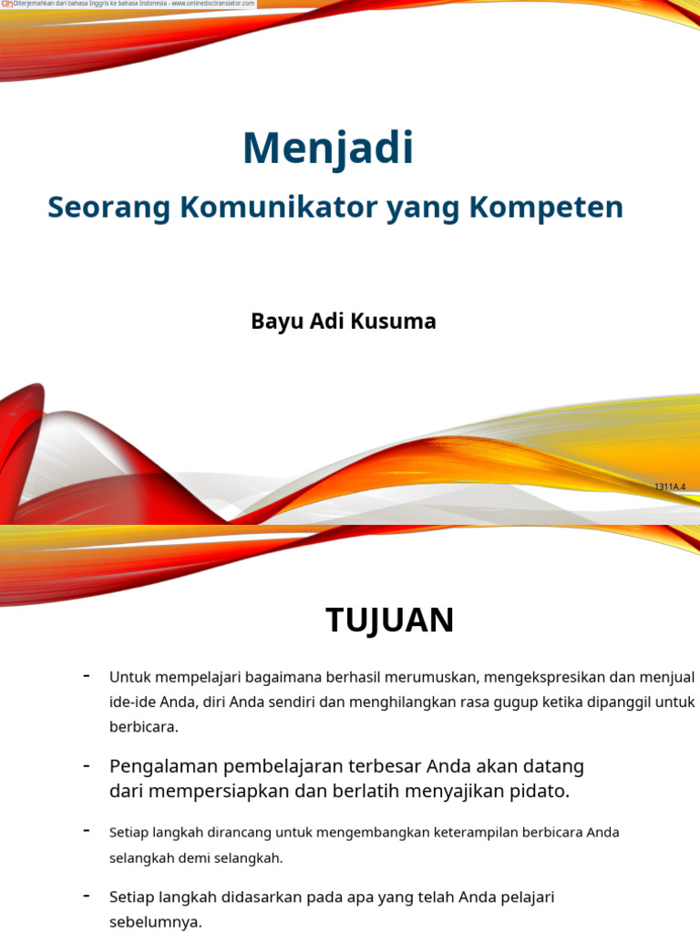 10 Steps in Becoming A Competent Communicator (1) .En - Id | PDF