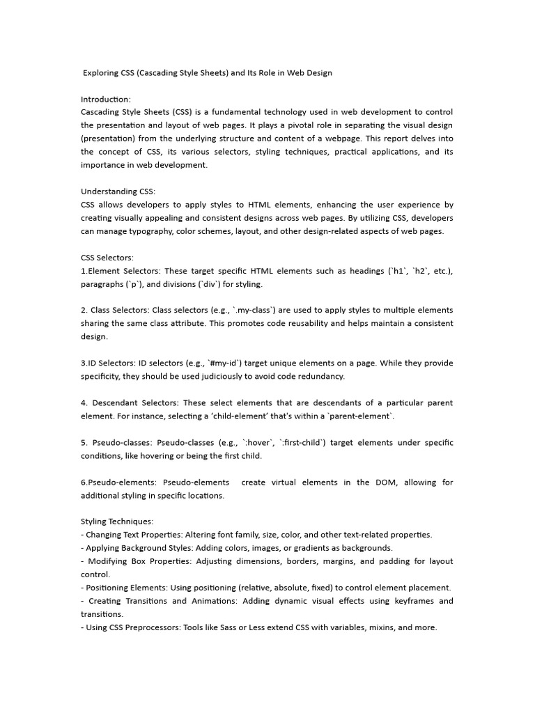 Css Pdf Computing Design