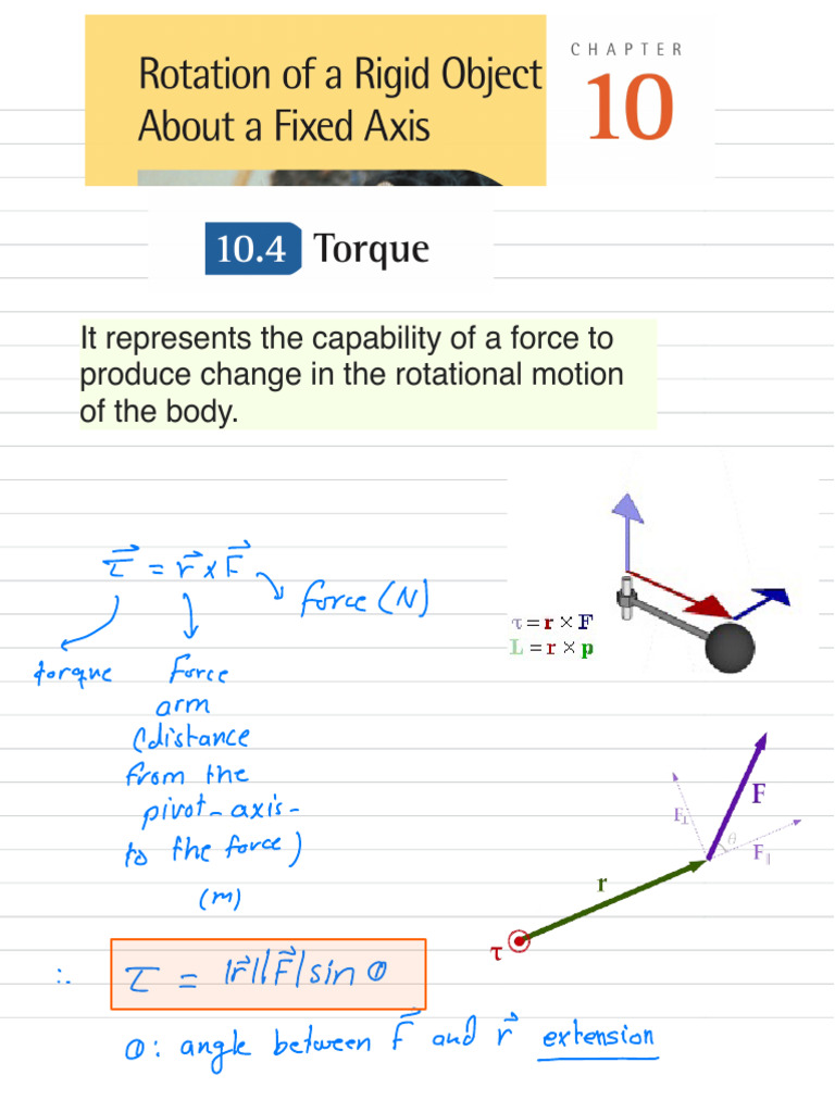 Chapter 10 | PDF | Rotation | Force