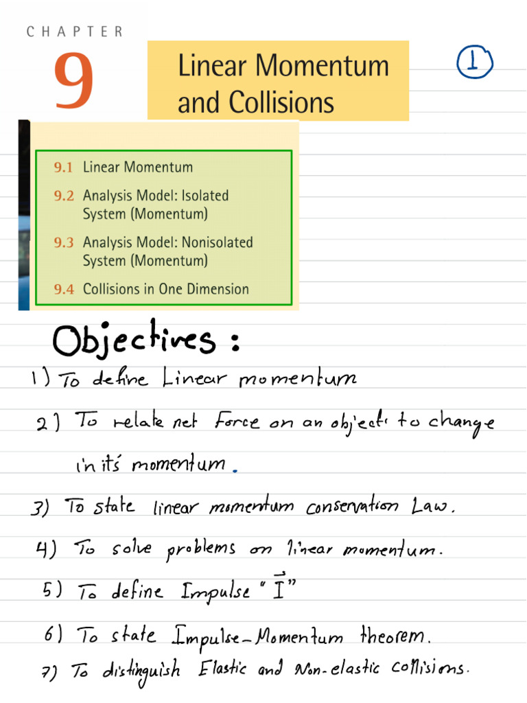 Chapter 9 Ok | PDF | Momentum | Collision