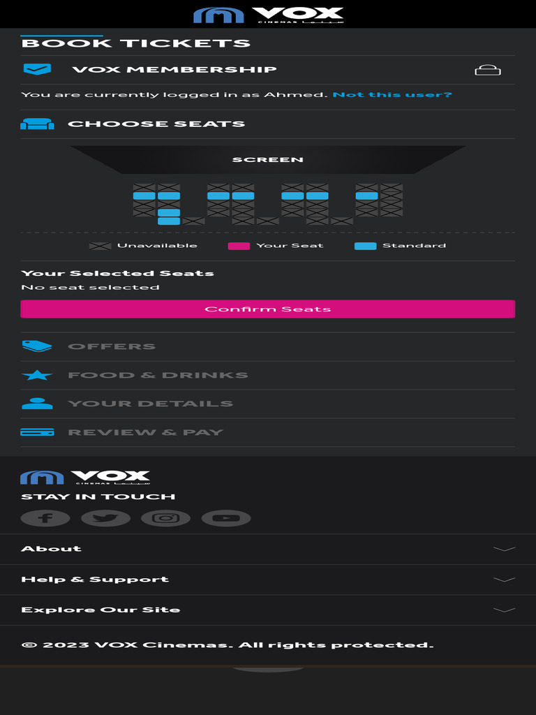 VOX Cinemas Ticket Booking Guide | PDF