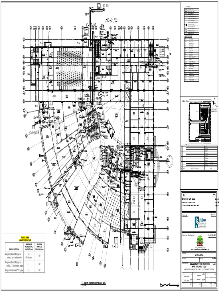 Issued For Construction: Master Ground Floor Plan (L/L) Part 3 | PDF