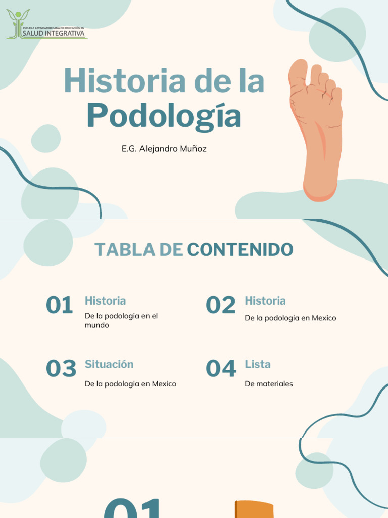 Clase 1 - Historia de La Podología | PDF | Pie | México