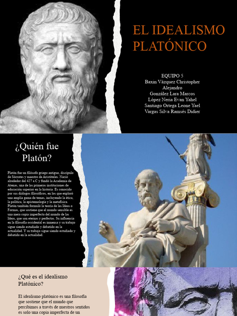El Idealismo Platónico | PDF | Platón | Verdad