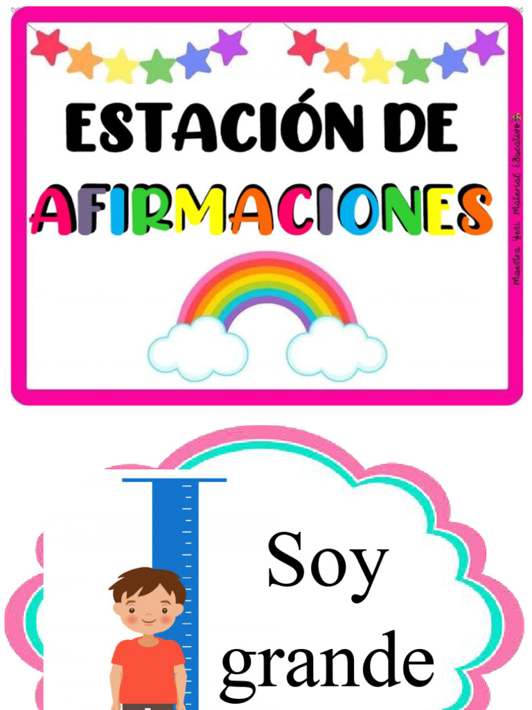 Afirmaciones de Autoestima y Éxito | PDF | Relaciones personales ...