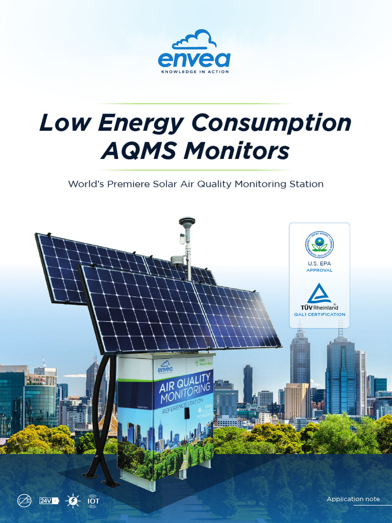 ENVEA E-Series Solar-AQMS Pollution-Monitoring en | PDF | Particulates ...