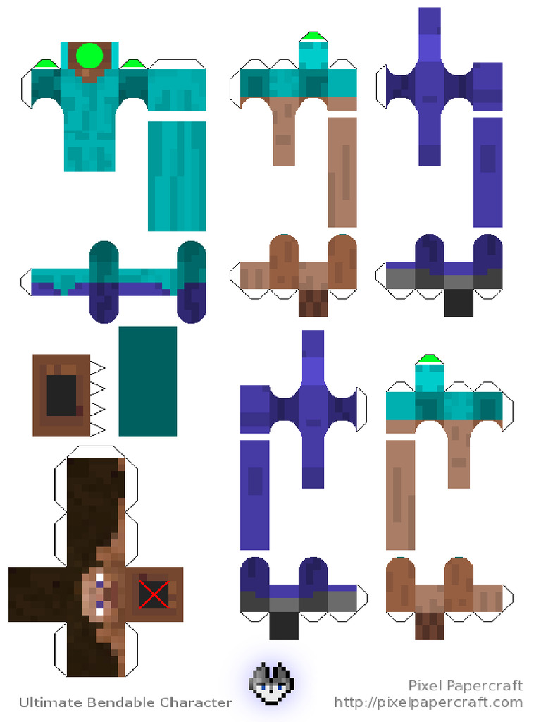 Minecraft Bendable Character | PDF