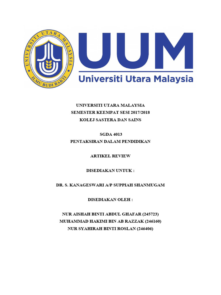 Article Review Resubmit Pdf