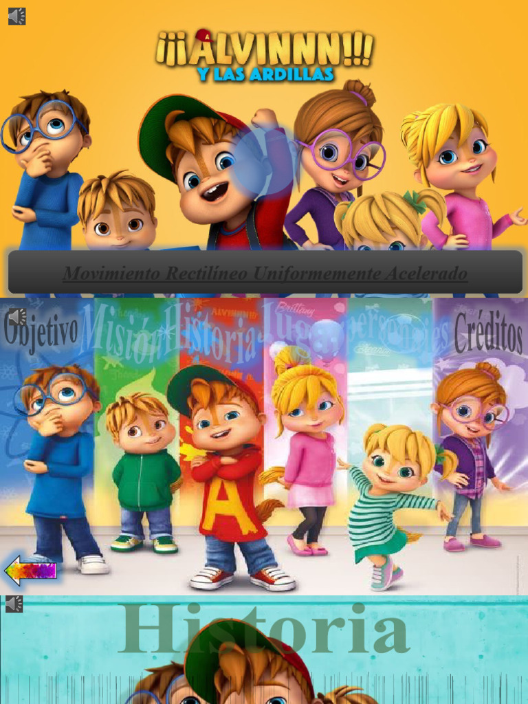 Gamificacion Alvin y Las Ardillas | PDF | Aceleración | Velocidad