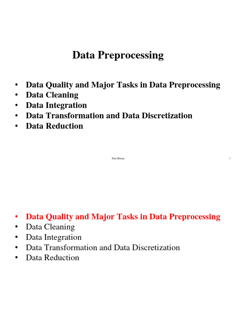 DataPreprocessing 2 | PDF | Data | Data Quality