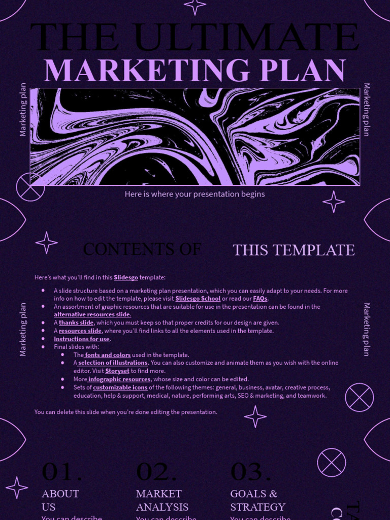 The Ultimate Marketing Plan By Slidesgo Pdf Planets Solar System