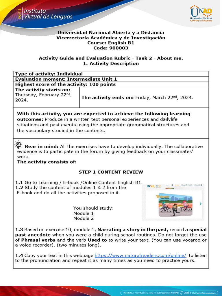 English B1 Task 2: About Me Guide | PDF | Sustainability | Lisa Simpson