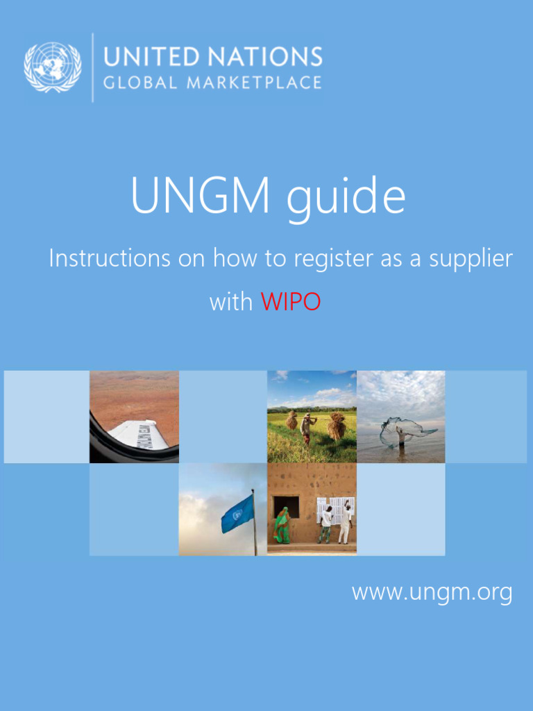 Ungm Supplier Registration Guide | PDF | World Intellectual Property ...