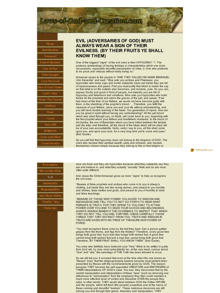 Evil | PDF | God | Wisdom