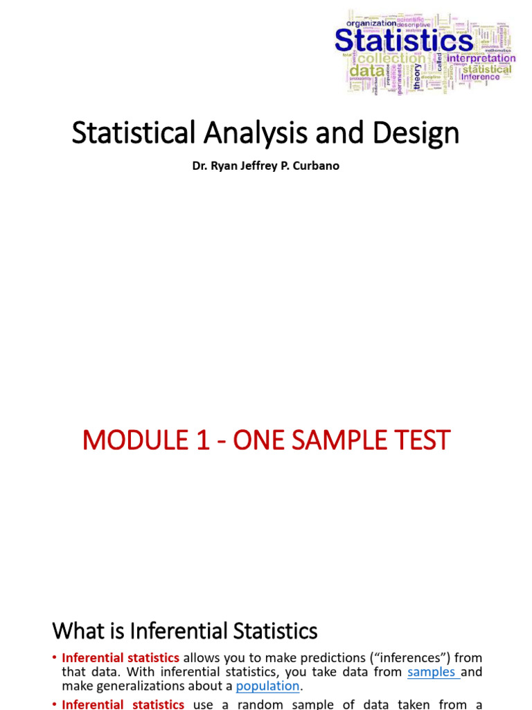 Module 1 - One Sample Test - With MINITAB | PDF | Type I And Type Ii ...