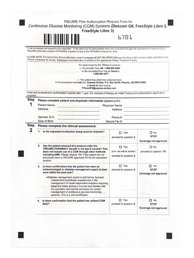 Continuous Glucose Monitoring (CGM) Systems (Dexcom G6, FreeStyle Libre ...