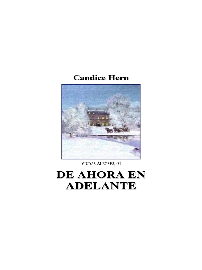 De Ahora en Adelante Viudas Alegres 4 - Candice Hern | PDF | Carro