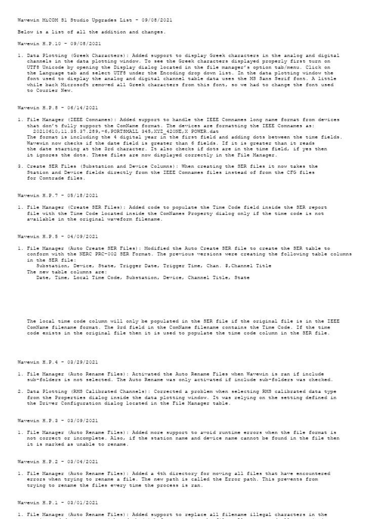 Upgrades List | PDF | Computer File | Filename