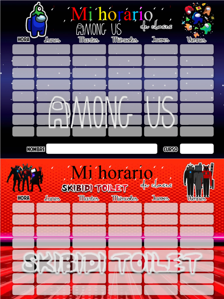 Horario Personal Detallado | PDF