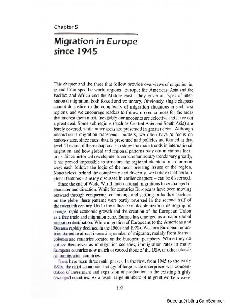 The Age of Migration Chapter 5 | PDF