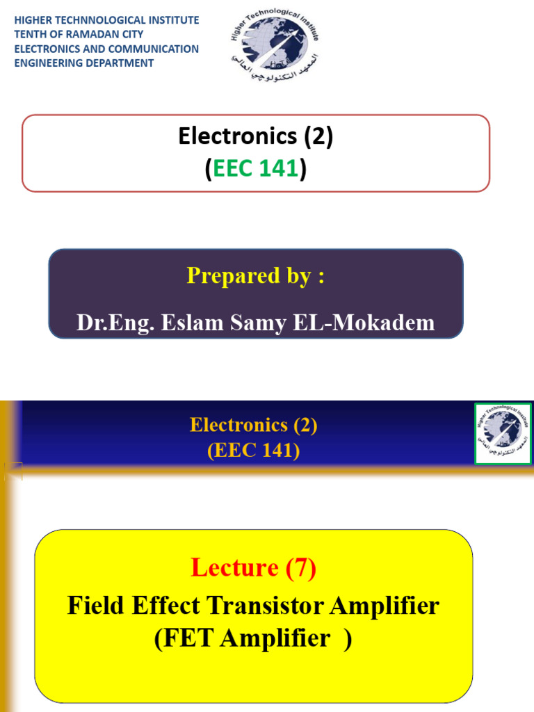 FET Amplifier Analysis and Configurations | PDF | Field Effect Transistor | Amplifier