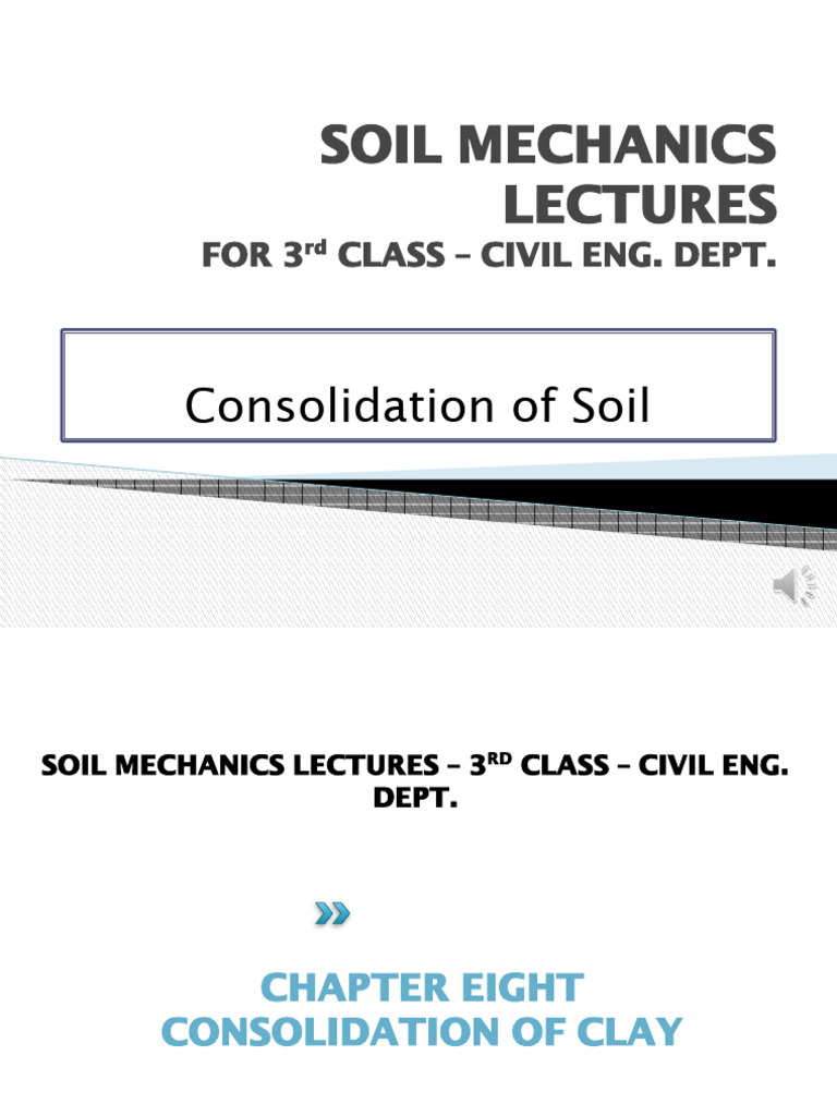 Consolidation in Soil Mechanics | PDF | Soil Mechanics | Applied And ...