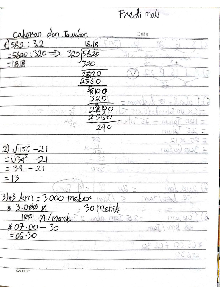 Cakaran Dan Jawaban Latihan Soal 50 Nomor | PDF