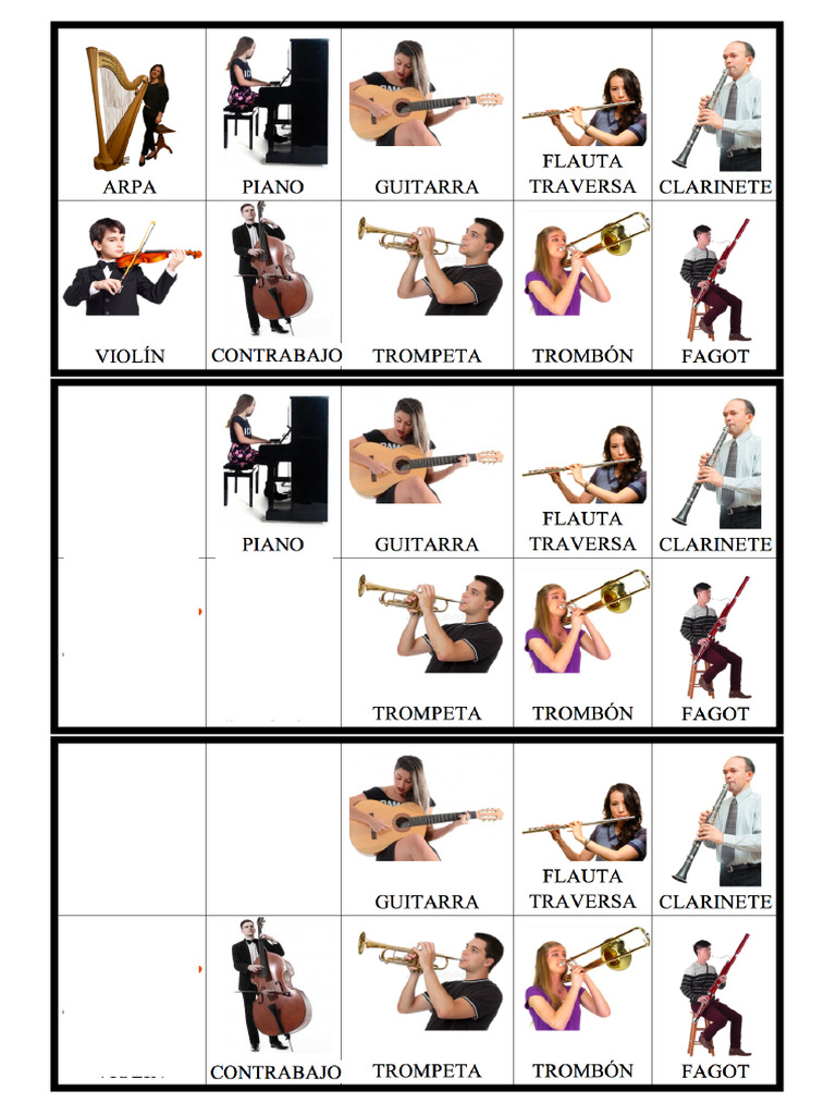 Instrumentos de La Orquesta Bingo | PDF