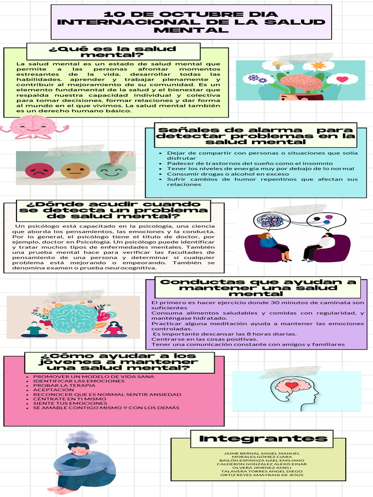 10 de Octubre Dia Internacional de La Salud Mental | PDF | Mente ...
