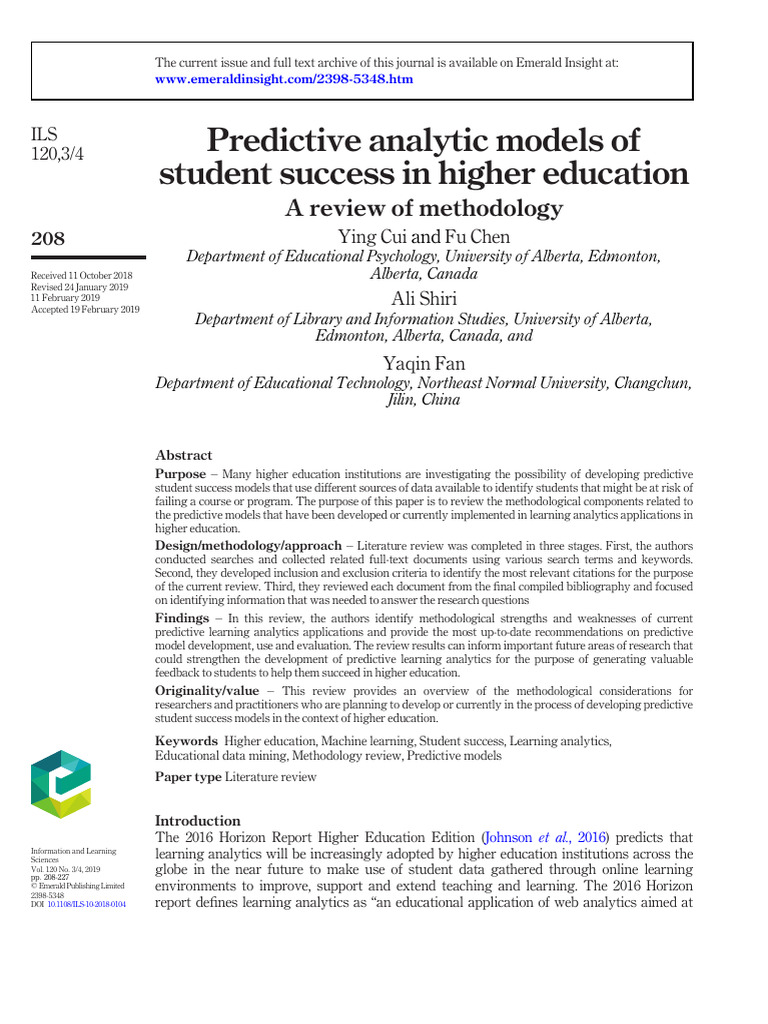 Predictive-Analytics-Predictive Analytic Models of | PDF | Support Vector Machine | Machine Learning