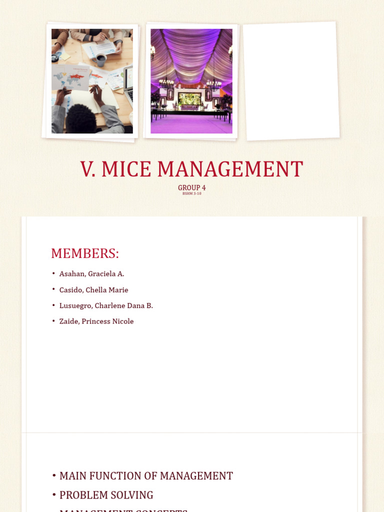 Group 4 Mice Management - 3 10. | PDF | Crisis Management | Emergency Management