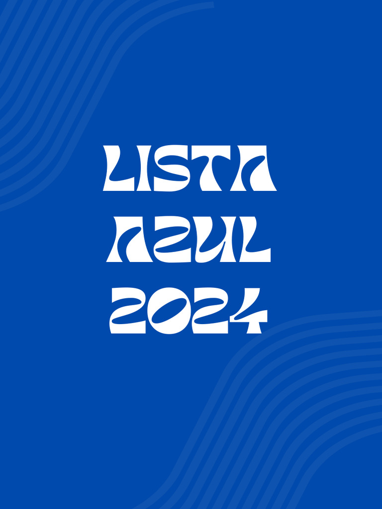 Lista Azul 2024 | Descargar gratis PDF | Escuelas | Multimedia