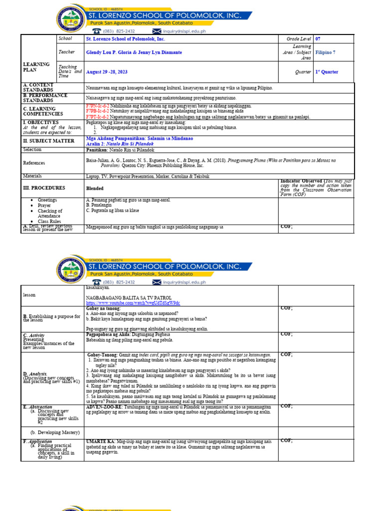 Aralin-2-part-1 | PDF