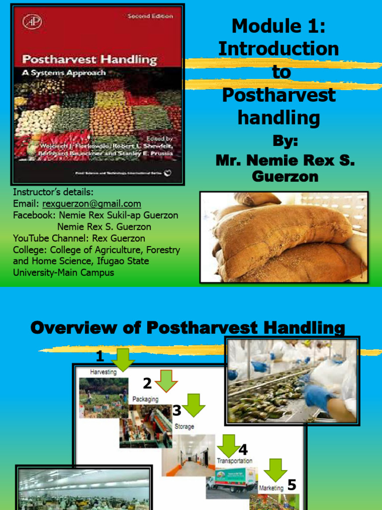 Postharvest Handling Basics | PDF | Postharvest | Vegetables