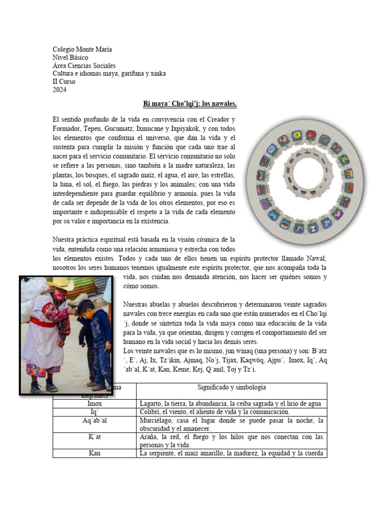 III Cultura Calendario Maya - Los Números Mayas, Hola de Lectura | PDF ...