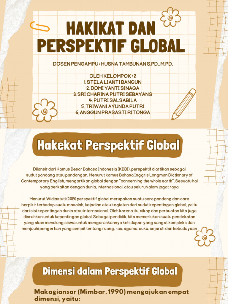 Kel 2 Perspektif Global | PDF