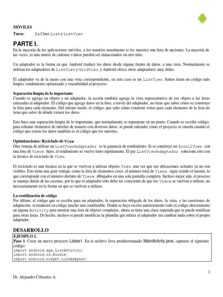 MOVILES List | PDF | Java (lenguaje de programación) | Android (sistema operativo)
