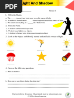 Earth's Rotation and Revolution (Grade 6) - Free Printable Tests and ...