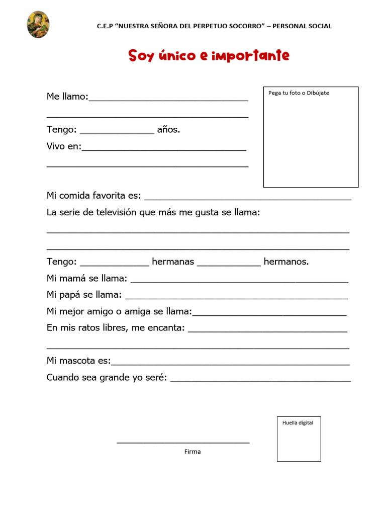 Soy Unico e Importante - 19-03-2024 | PDF