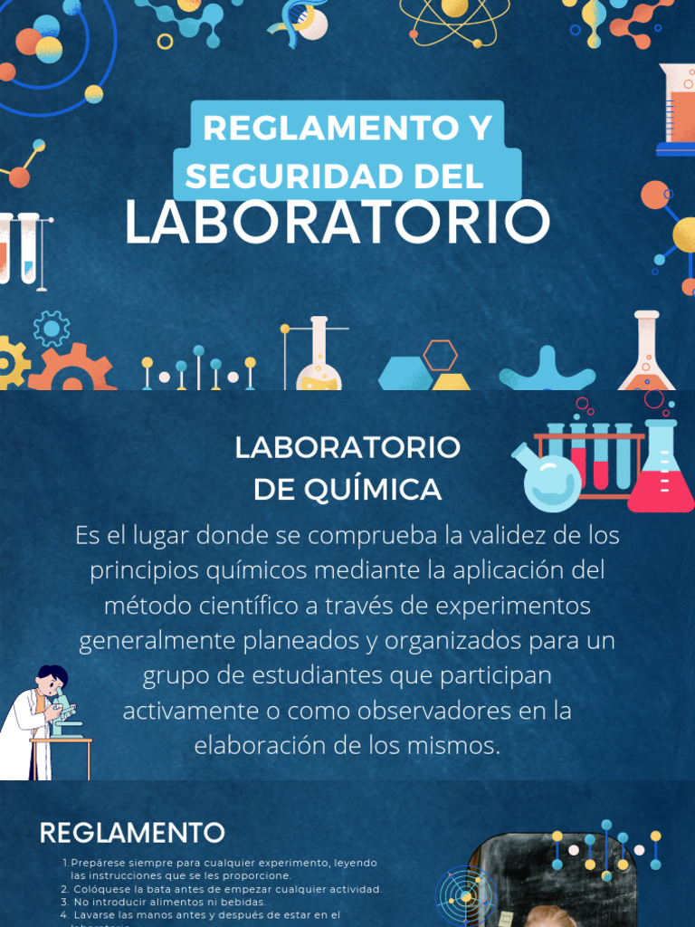 Blue Illustrated Modern Group Project Presentation | PDF | Laboratorios | Ventilación (Arquitectura)