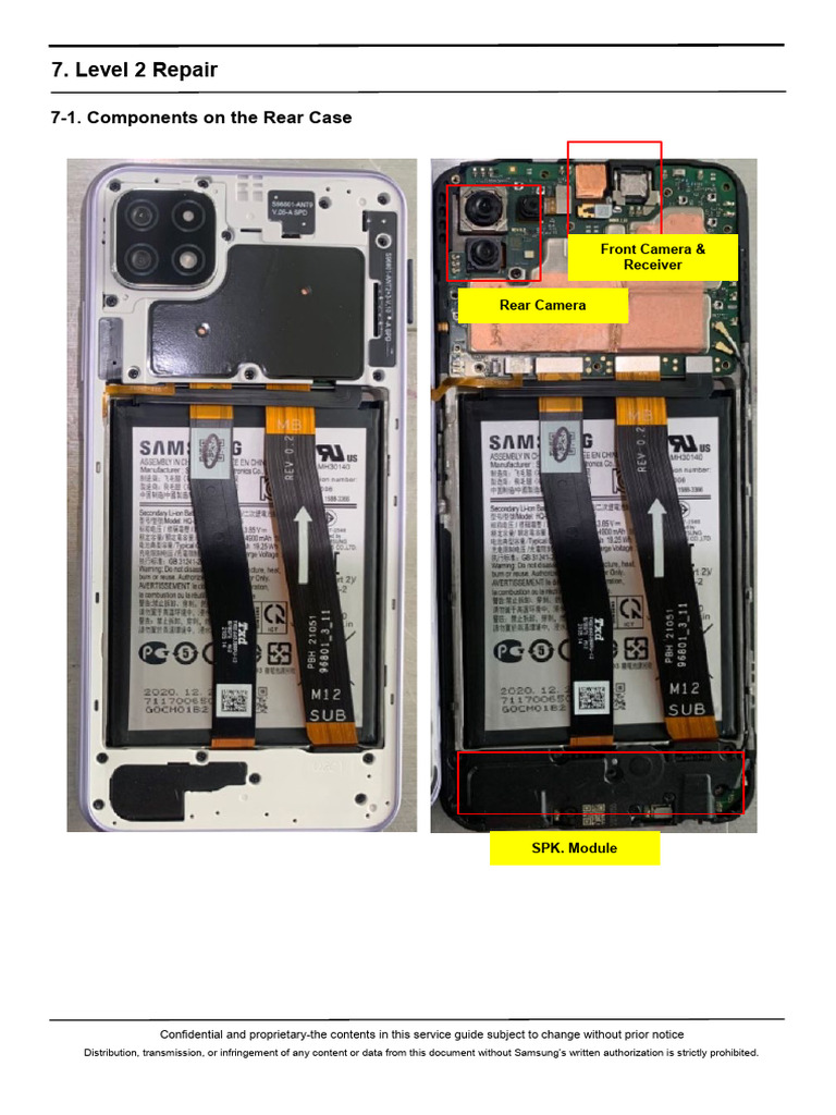 Disassembly & Reassembly SM-A226B | PDF