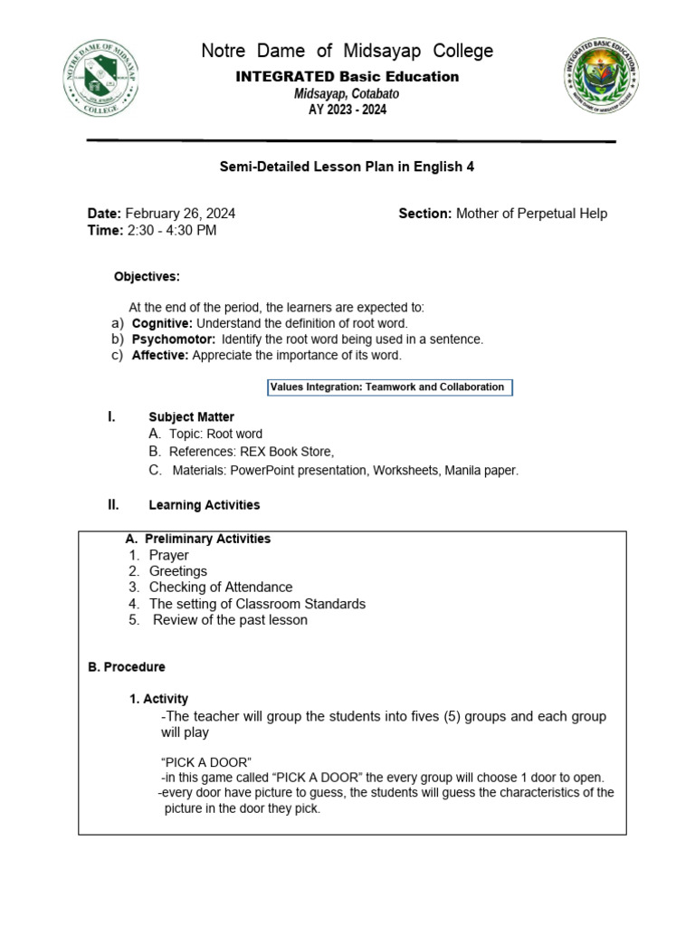English LP Rw.5 | PDF | Learning | Word