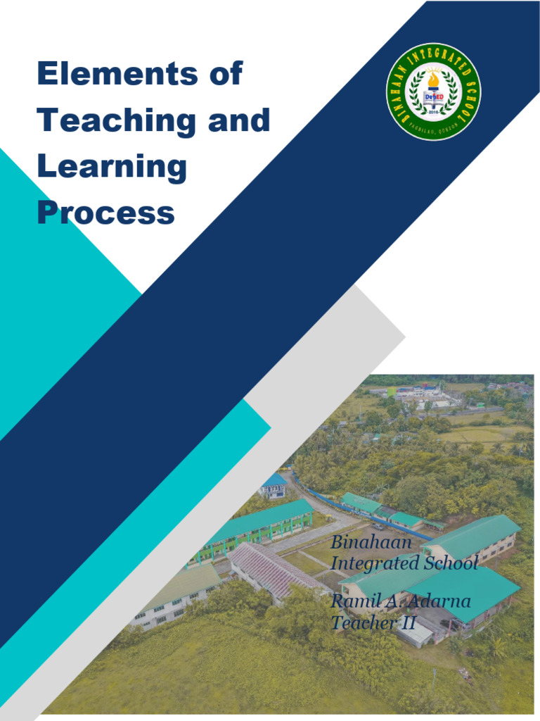 Elements of Teaching and Learning | PDF | Learning | Teachers