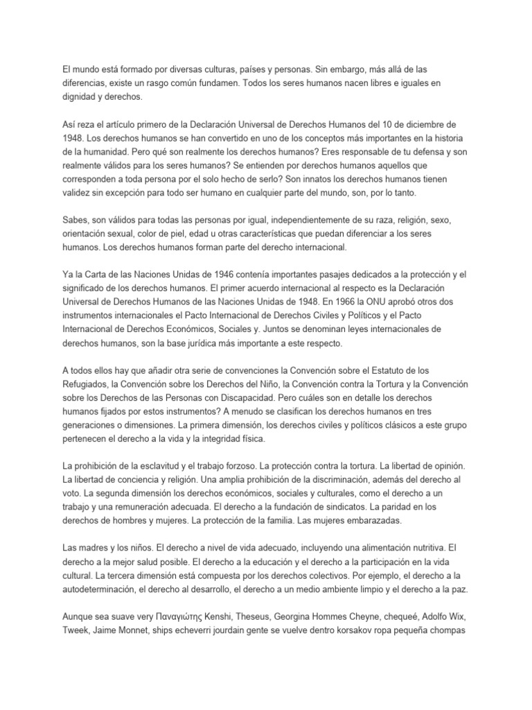 Derechos Humanos. Construcción de La Ciudadanía | PDF | Derechos ...