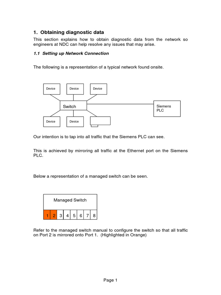 Obtaining Diagnostic Data | PDF | Network Switch | Internet Protocols
