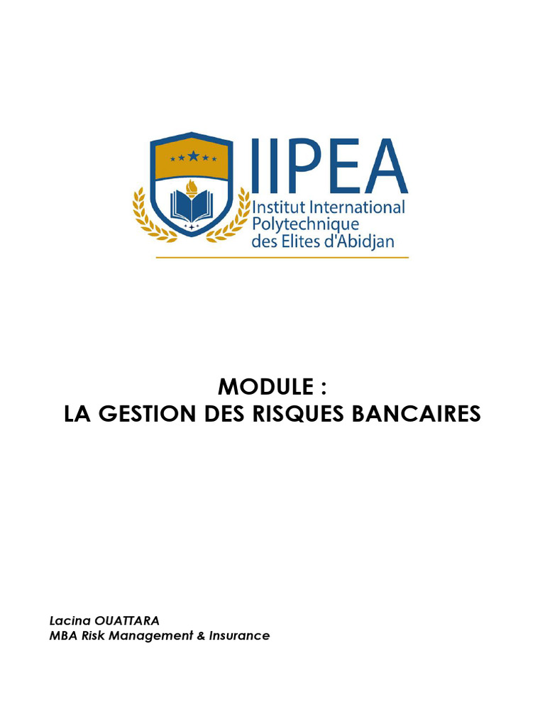 Gestion des Risques Bancaires | PDF | Risque financier | Risque