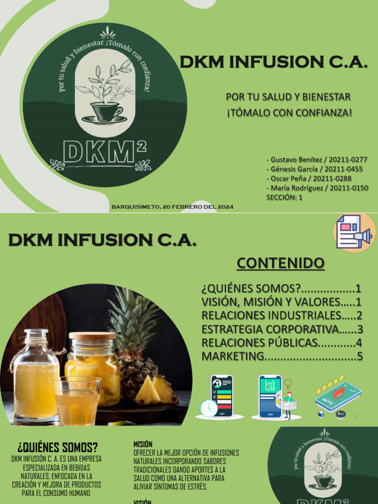 DKM INFUSION Dossier | PDF | Marketing | Business